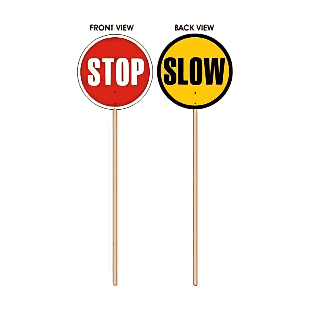 Shop High Visibility Stop or Slow Bats for Traffic Control