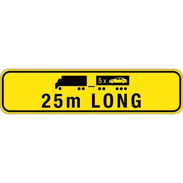 Road Train Sign 25m Long | Vehicle Safety Signs