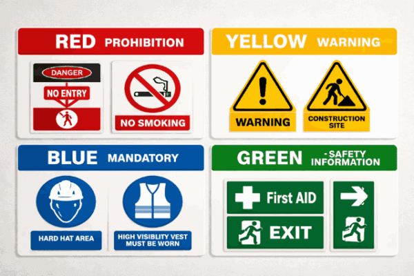 Understanding Australian Safety Sign Colours and Meanings